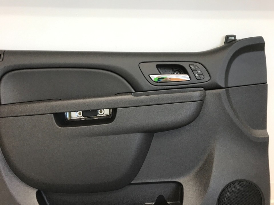 Gm oem interior front door trim panel left driver side 84127285 ebony ...