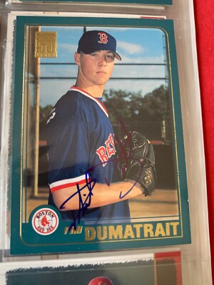 PHIL DUMATRAIT AUTOGRAPHED SIGNED 2001 TOPPS CARD COA | eBay