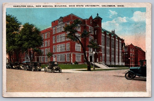 Postcard Columbus OH Ohio State University Hamilton Hall Medical ...