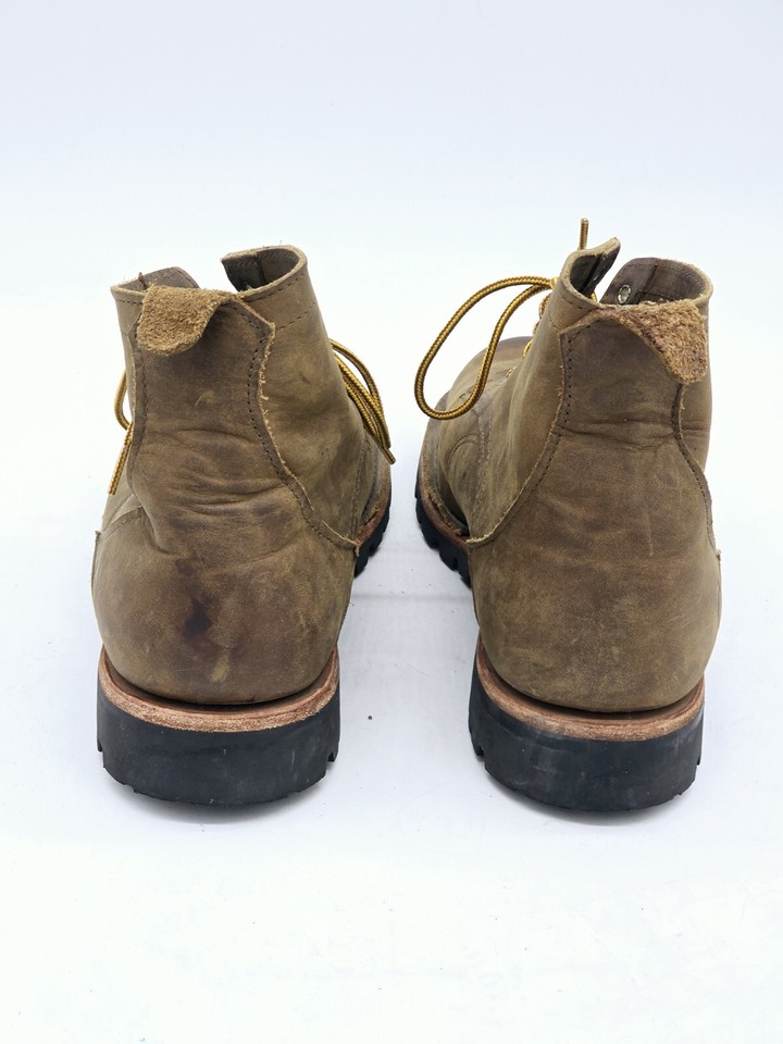 The Origin Boots Bison Hand Crafted Leather Mens Work Boots Mens Size ...