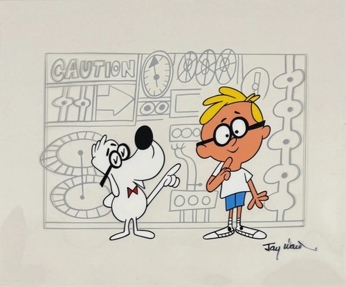 ⚪🟢🔵 Mr. Peabody & Sherman Hand-Inked Scene Cel signed JAY WARD | eBay