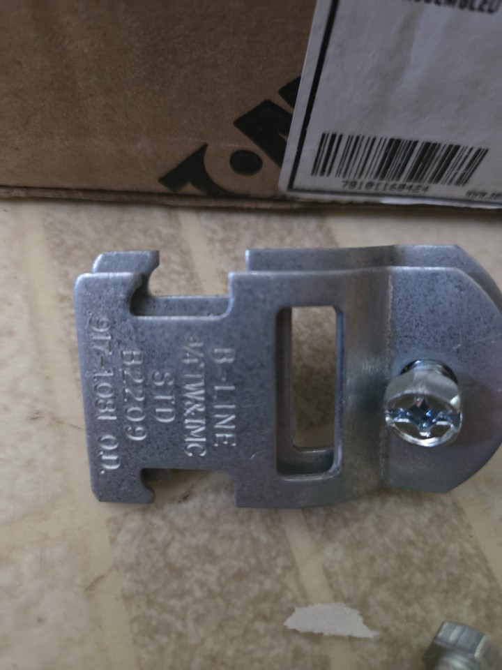 Lot of 100 pieces of 3/4" EMT Strut Strap for Conduit. NEW. | eBay