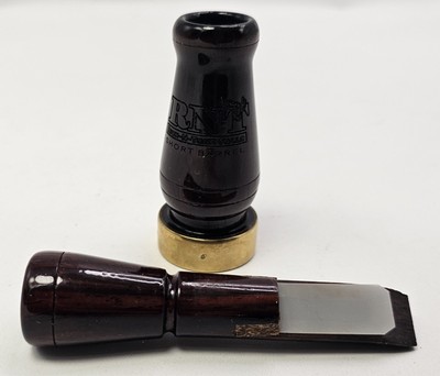 Vtg RICH-N-TONE RNT Original Duck Call Single Reed Cocobolo Wood Short ...