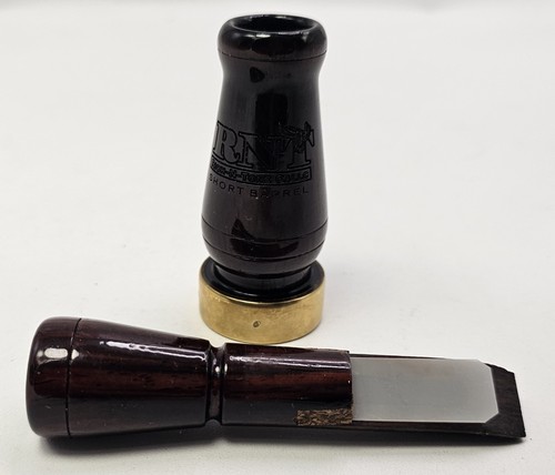 Vtg RICH-N-TONE RNT Original Duck Call Single Reed Cocobolo Wood Short ...