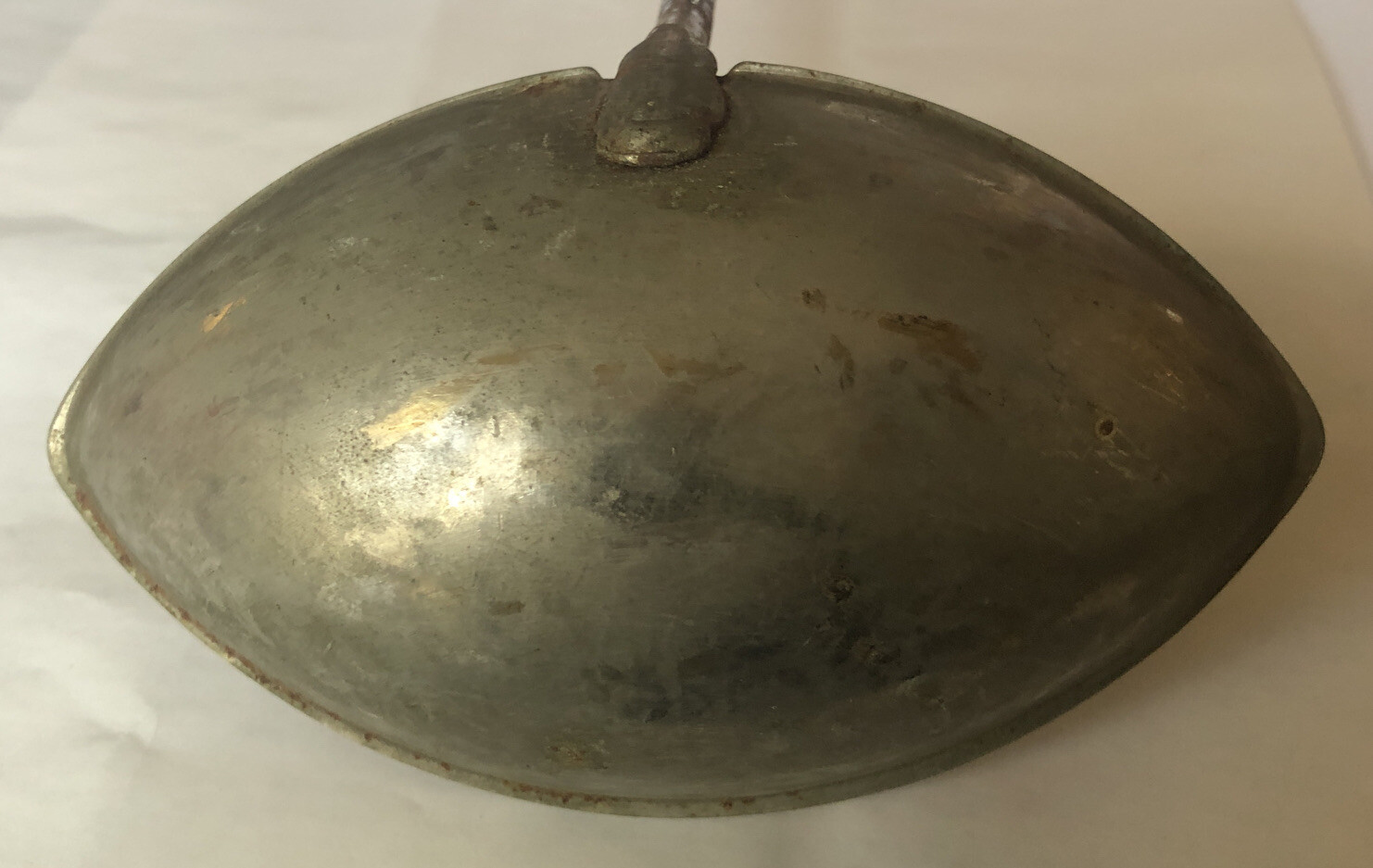 ANDROCK Red & White Wood Handle Football Ladle vtg Made in USA Football ...