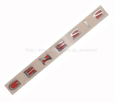 trunk lid GENESIS emblem (Chrome color) fit Genesis G90 2023 2024 2025 ...