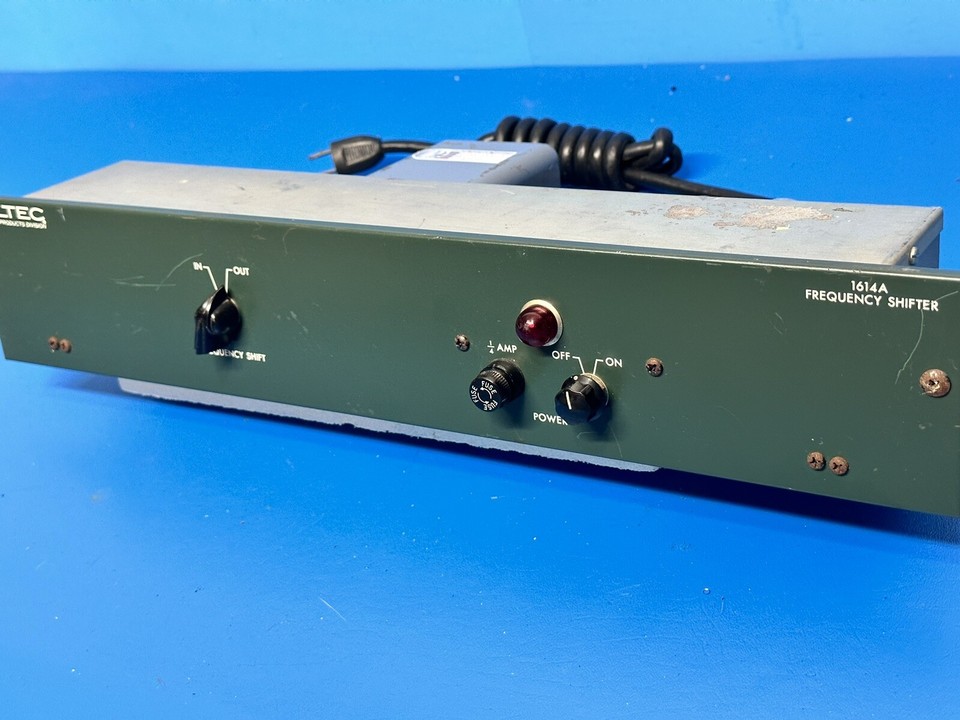 ALTEC 1614A FREQUENCY SHIFTER WITH VOLUME BOOSTER PEERLESS 17602 ...