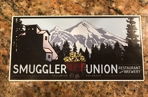 Beer Sticker - Smuggler Union Brewery Telluride Colorado Craft Beer Ski ...
