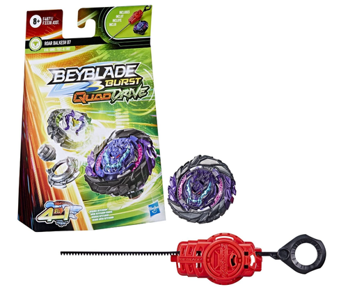BEYBLADE Burst QuadDrive Roar Balkesh B7 Spinning Top Starter Pack ...