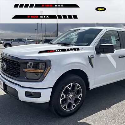 For Ford F-150 F150 STX Car Hood Vinyl Decals Truck Stickers 2Pcs | eBay