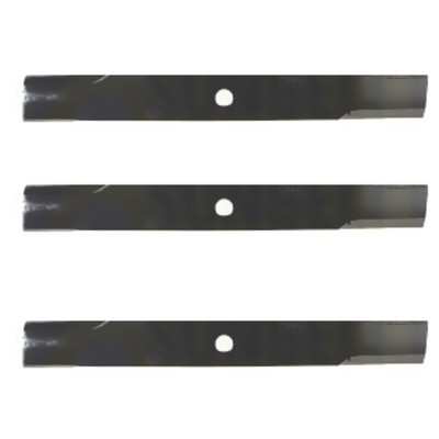 THREE Replacement Blades Fits John Deere M128485 M133381 M131958 M665 ...