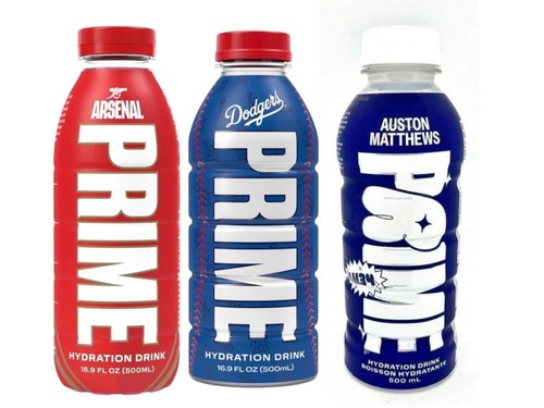 Prime Hydration Arsenal, Austin Matthew’s & Prime LA Dodgers Blue V2 ...