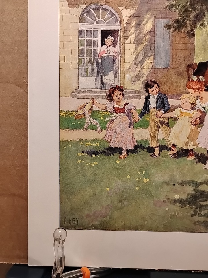 1911 - CHILDREN AT PLAY - Antique German Book Print Lithograph | eBay UK