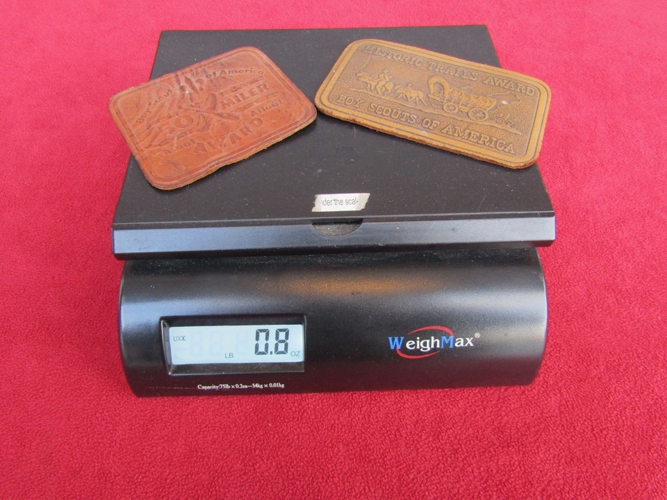 Vtg BSA Boy Scouts 50 Miler Afoot Afloat Award & Historic Trails Award ...