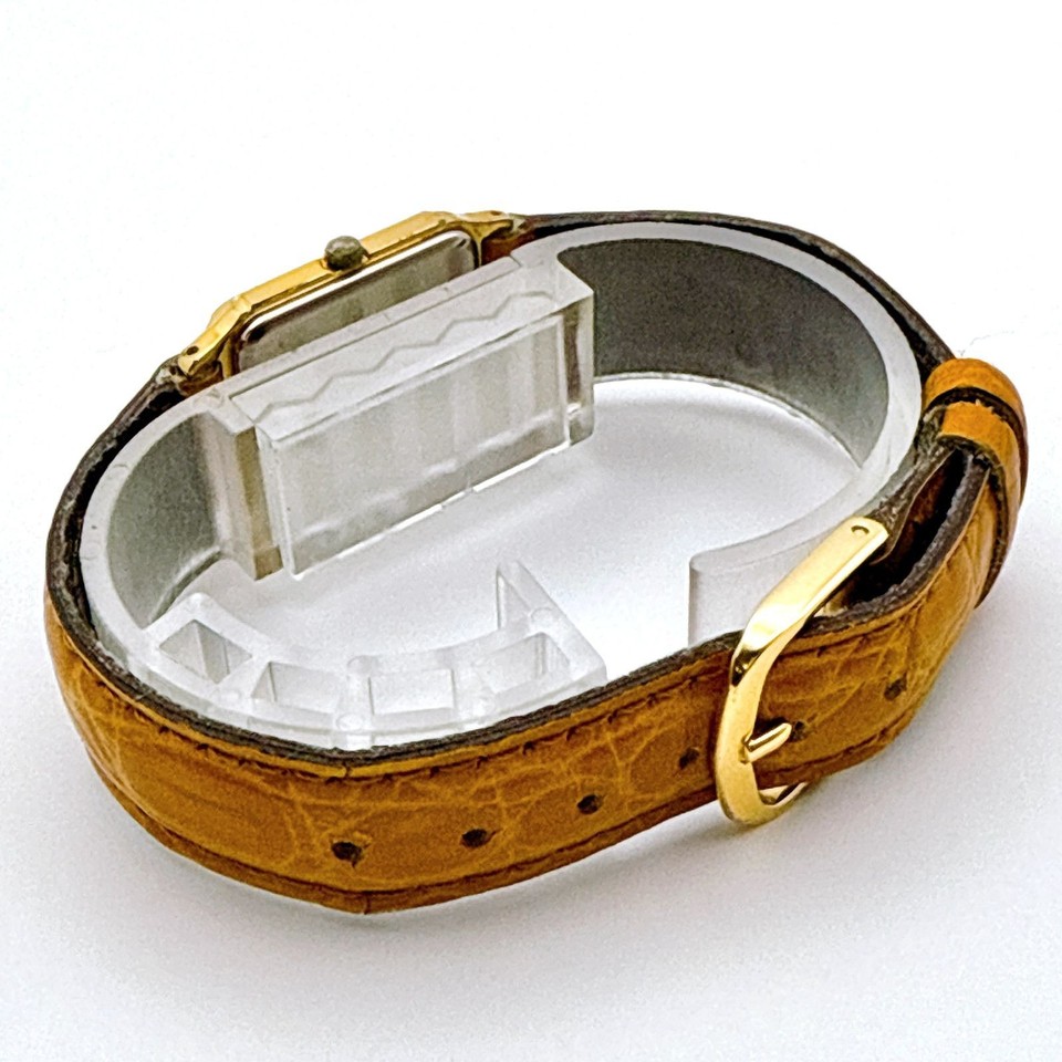 C090 SEIKO Gold Color Rectangular Case Women's Watch | eBay