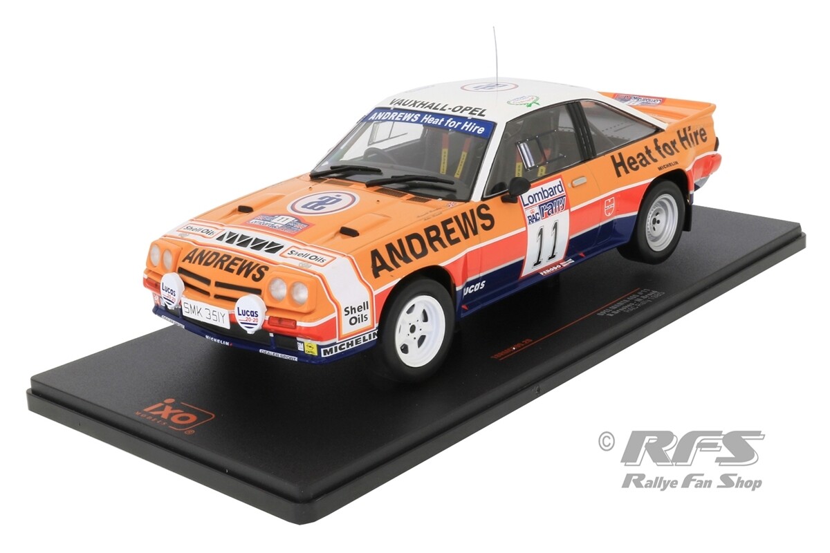 Opel Manta 400 Andrews RAC Rallye Rally 1985 Russell Brookes 1:18 IXO ...