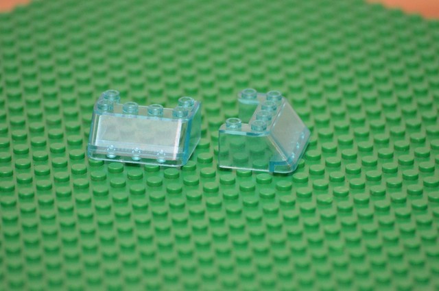 LEGO Light blue Windshield Clear 2x4x1(bumps on top) used Quantity 6 | eBay