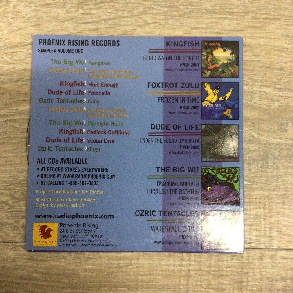 Phoenix Rising Sampler Volume One (CD, Digipak, 1999, Phoenix Rising ...