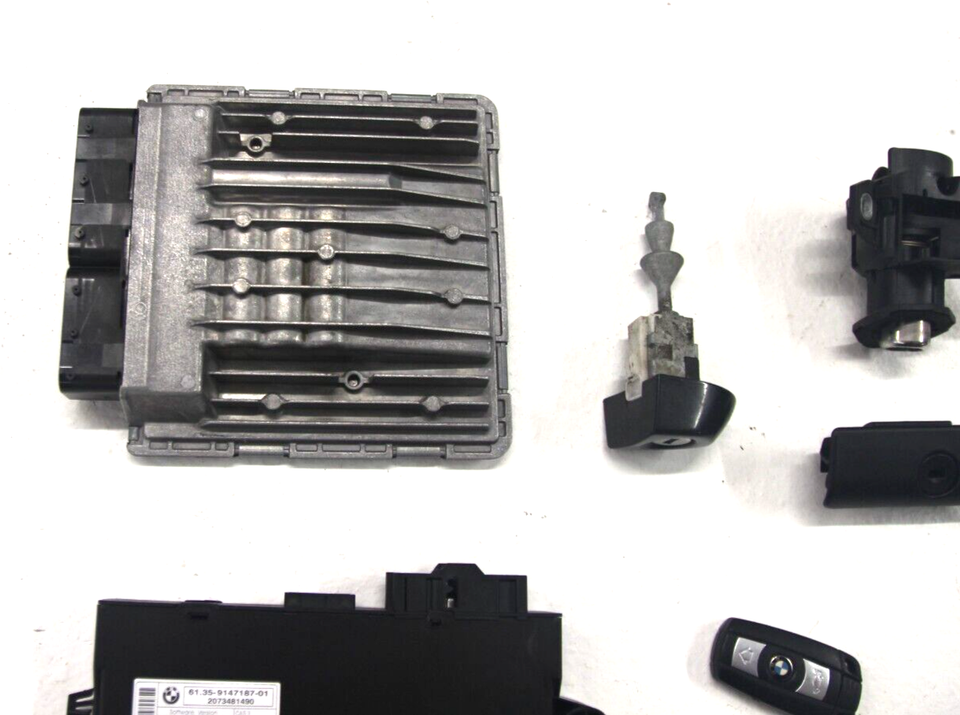BMW OEM E90 MSV80 ECU kit CAS module key door trunk glove box lock ...