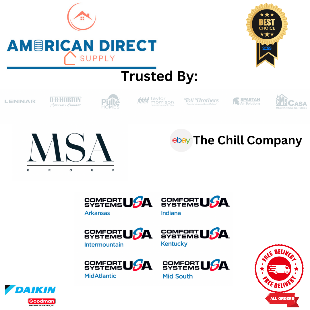 3 Ton Goodman Ac Split System 14.3 SEER2 + 10KW Heat , Multi-Position ...