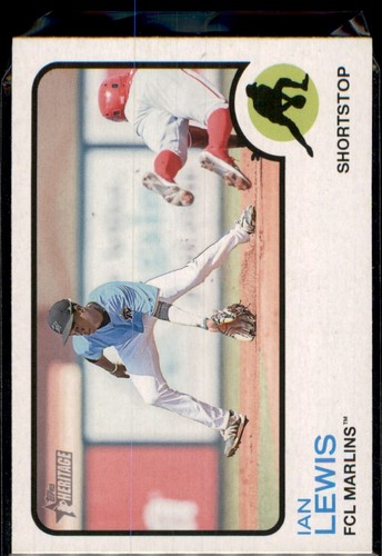 2022 TOPPS HERITAGE MINOR LEAGUE IAN LEWIS FCL MARLINS #52 | eBay