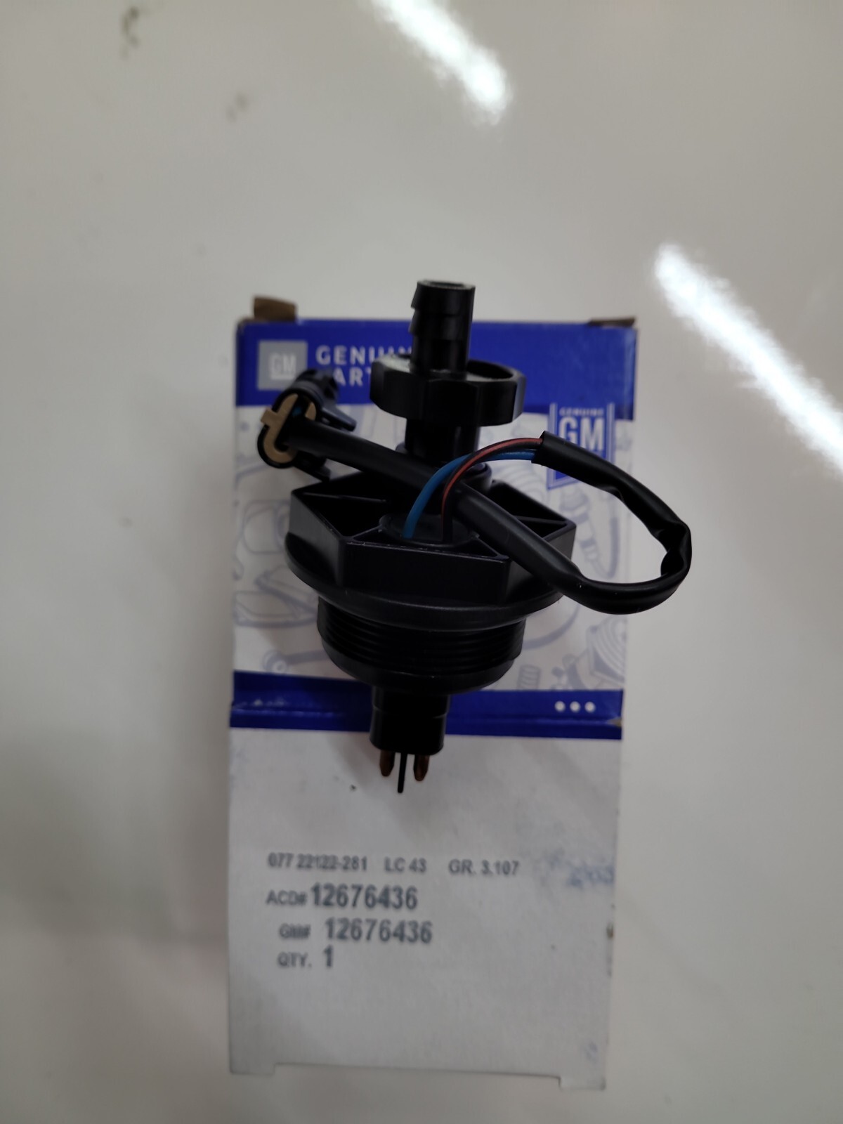 Water in Fuel (WiF) Sensor ACDelco GM Original Equipment 12676436 for ...