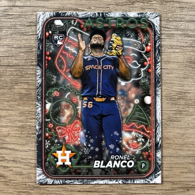2024 Topps Holiday #H199 Ronel Blanco Tree SP Parallel RC - Tin ...