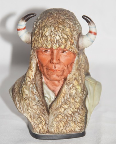 Chief Red Cloud Porcelain Bust Figure Artist Gregory Perillo 1983 | eBay