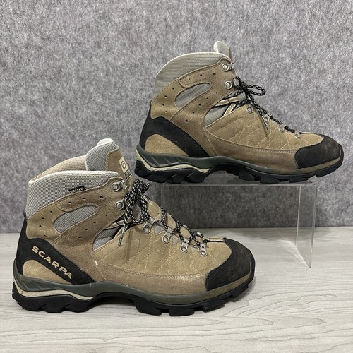 Scarpa Go Up Men’s US 11 Hiking Boots Gore-Tex Waterproof Brown Suede ...