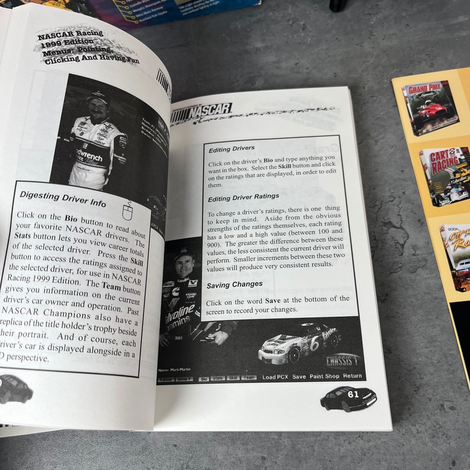 NASCAR Racing 1999 PC Game CD ROM Complete In Box with Manuals EUC | eBay