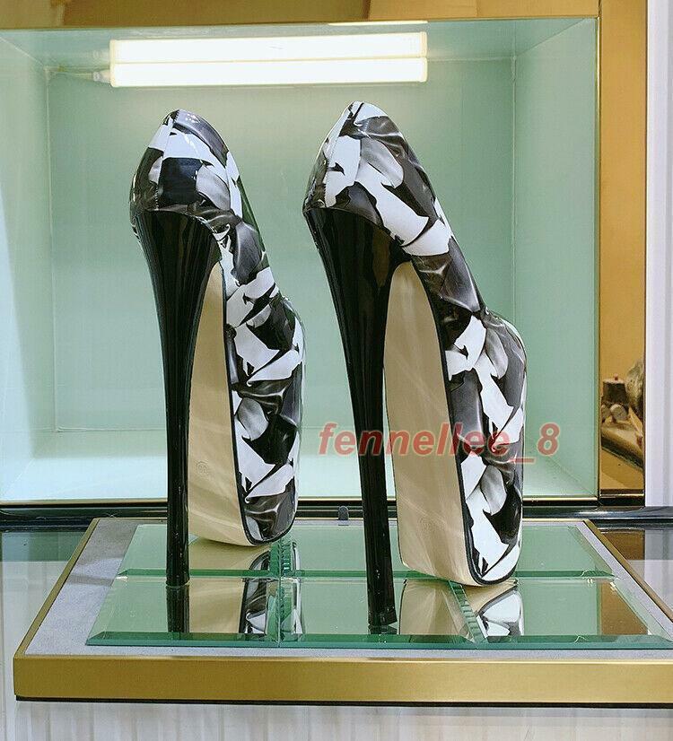 Glamous Colorful 22 Cm Super High Pumps Drag Queen Heels Platform Trans ...