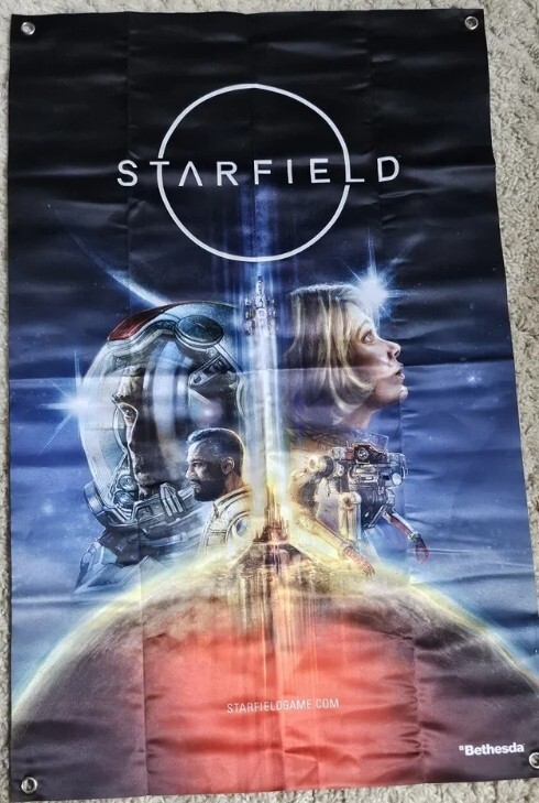 Rare Starfield Journey Through Space Cloth Wall Flag / Banner by ...