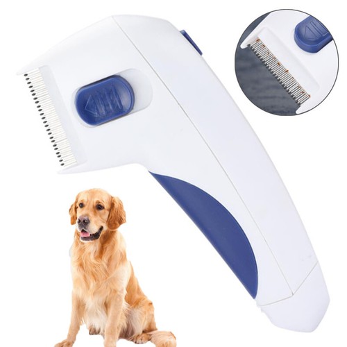 Electric Flea Zapper Lice Remover Hair Comb Brush for Pet Cat Dog ...