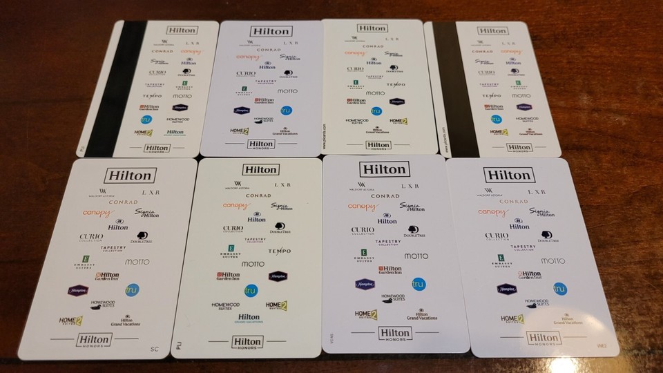 HILTON HOTEL ROOM KEY CARDS * 16 UNIQUE VARIATIONS PER LOT | eBay