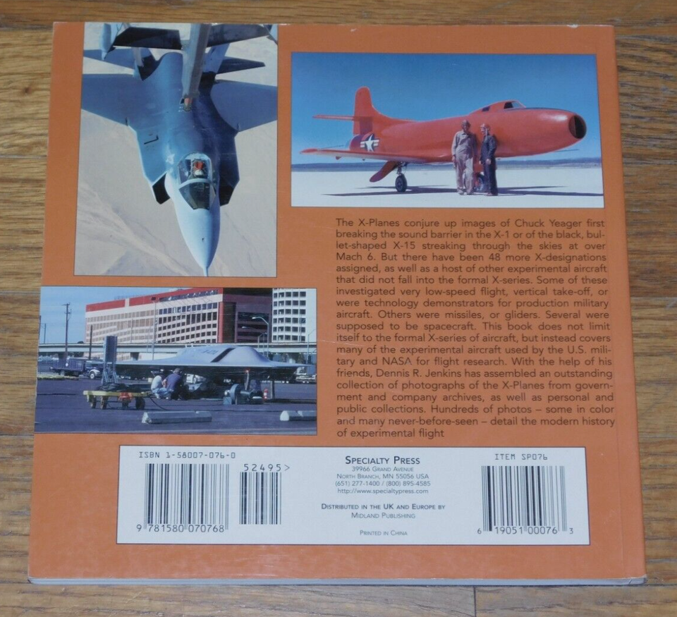 X-Planes Photo Scrapbook by Dennis R. Jenkins 2004 Paperback VG Cond | eBay