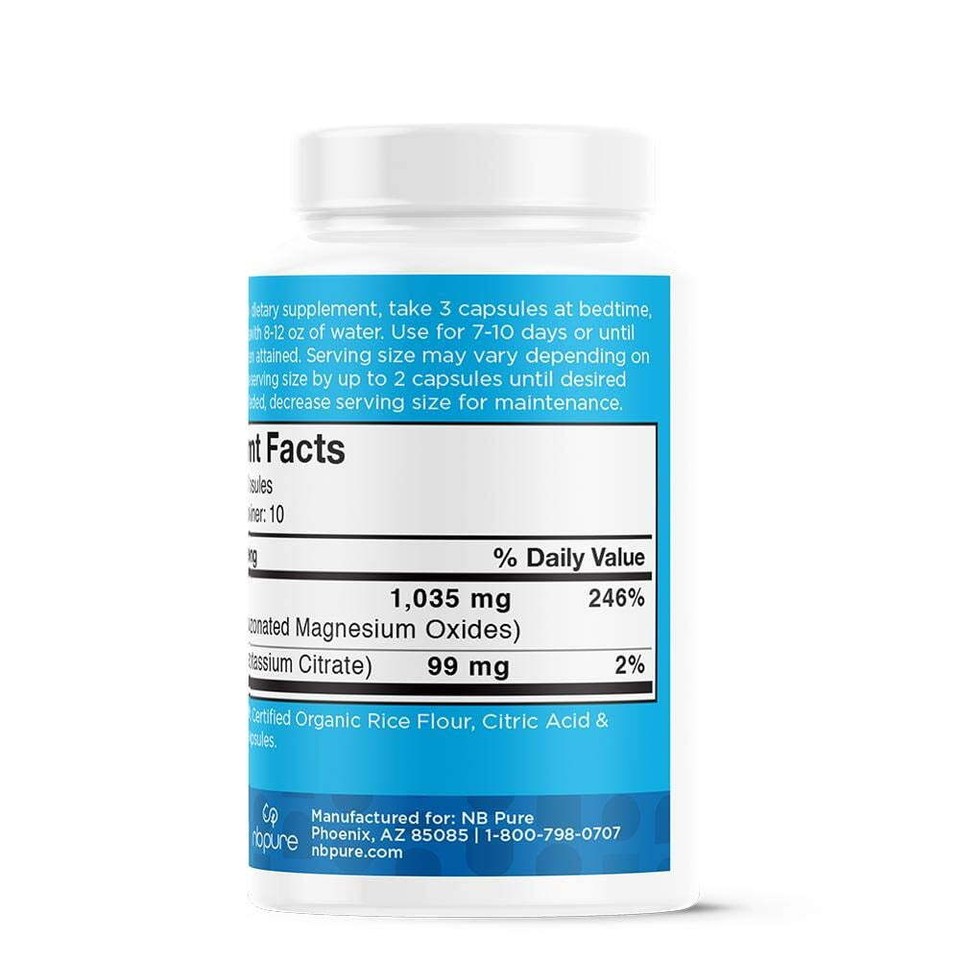 nbpure Mag O7 Oxygen 90 Capsules – Supports digestion and gut health | eBay