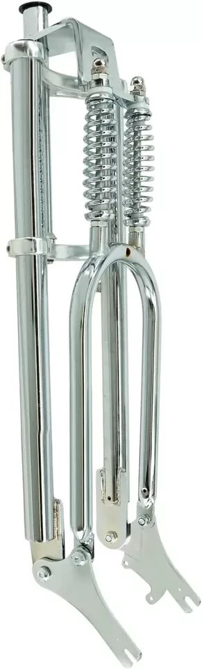 26" Dual Classical 1" Inch Threadless Springer Triple Tree Fork Disc ...