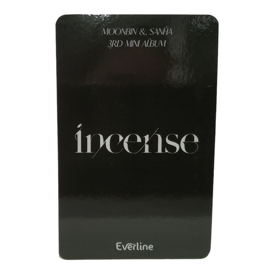 Moonbin & Sanha Incense Moonbin Everline POP UP Store POB Photocard Trading Card | eBay