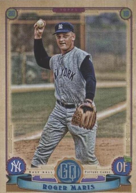 2019 Topps Gypsy Queen - SP Legend High Number Roger Maris #309 for ...