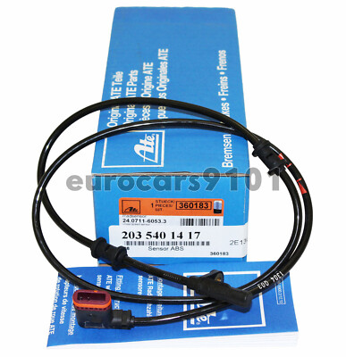 Mercedes-Benz C280 ATE Rear Right ABS Wheel Speed Sensor 360183 ...