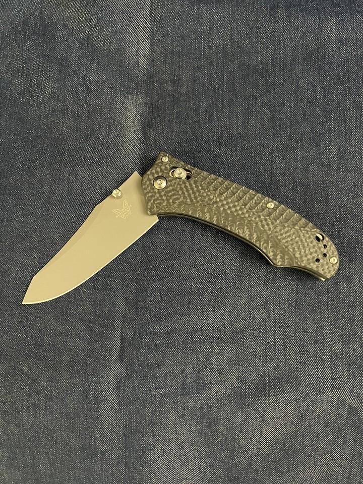 BENCHMADE KNIFE 950-1201 RIFT 2012 FORUM KNIFE LIMITED EDITION CARBON ...