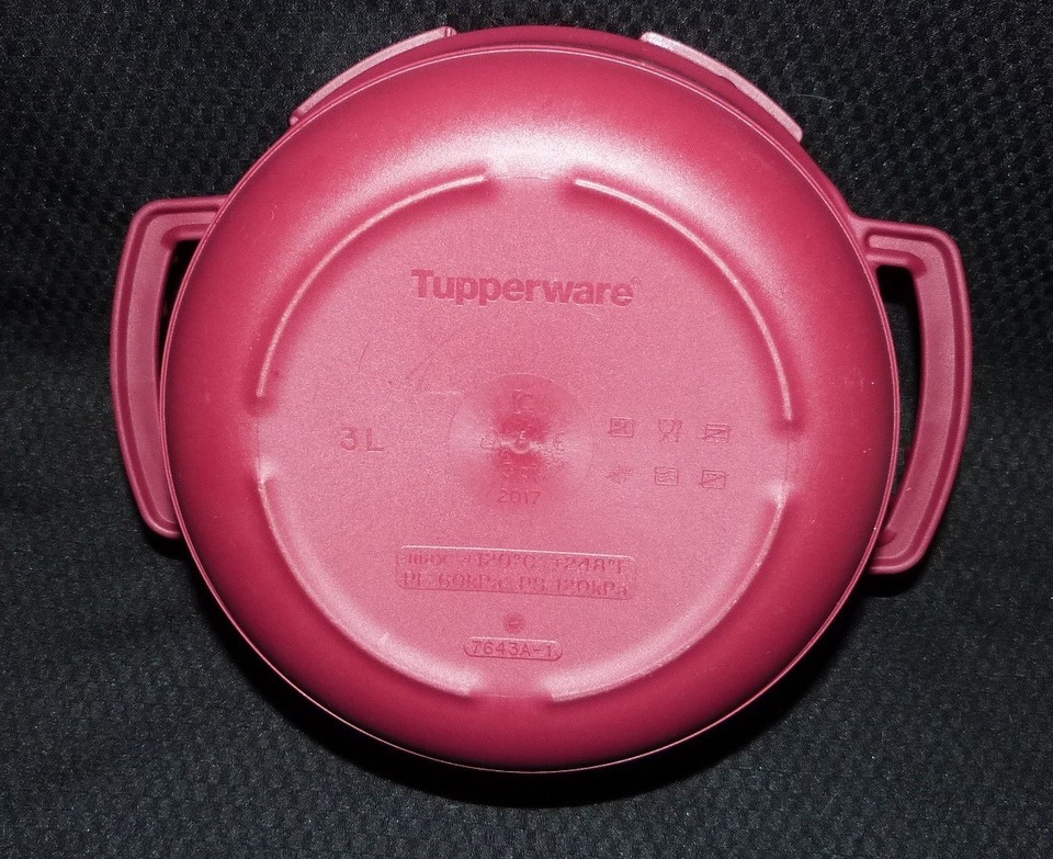 TUPPERWARE 3L MICROWAVE PRESSURE COOKER plus TUPPERWARE KEYCHAIN - VG ...