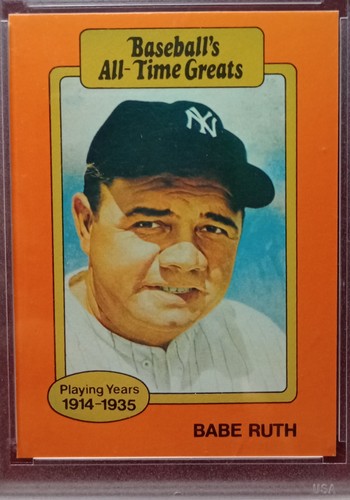 Babe Ruth 1987 BASEBALL'S ALL TIME GREATS #NNO MGS MINT 9 HOF YANKEES ⚾ ...