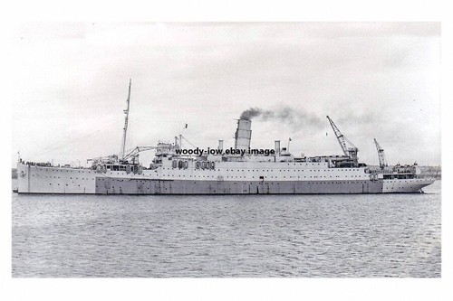 rp16687 - Royal Navy Ship - HMS Alaunia , built 1925 ex Cunard Liner ...
