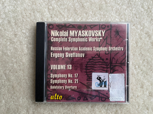 Myaskovsky Symphonies 17 & 21 | Svetlanov , Russian Federation Academic ...