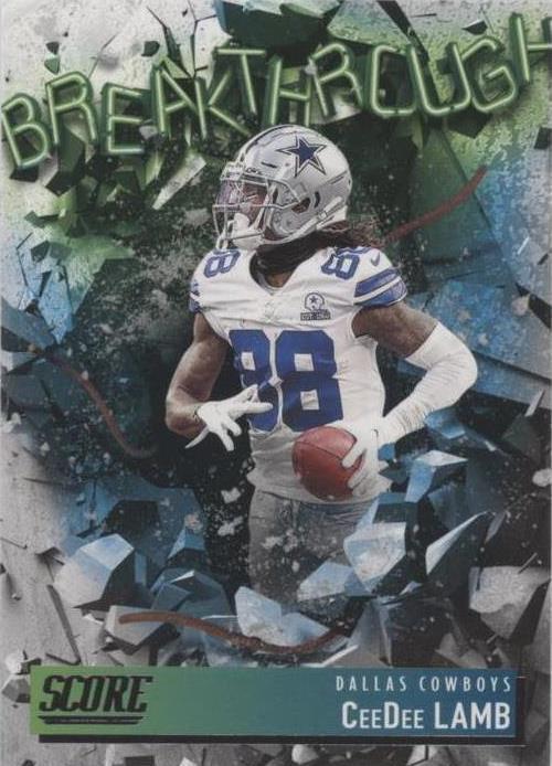 2021 Score - Breakthrough CeeDee Lamb #B12 for sale online | eBay