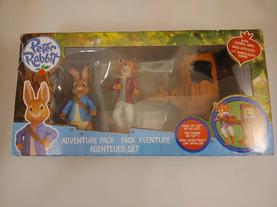 Peter Rabbit Adventure Pack 2013 Vivid Toys New Peter + Mr Tod | eBay
