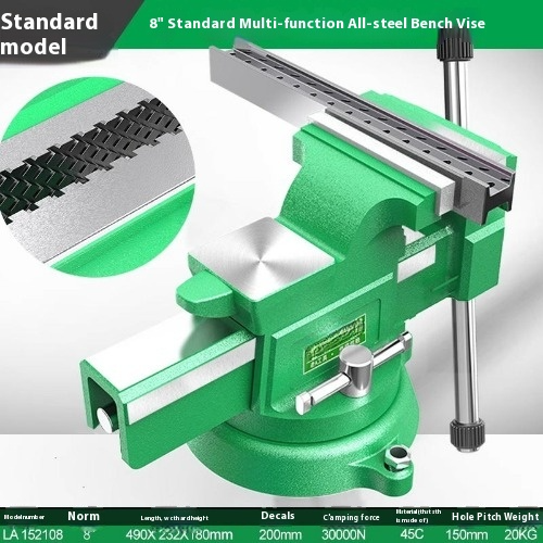 All-steel Heavy Duty Bench Vice 6/8 "Multifunctional Household Fixture ...
