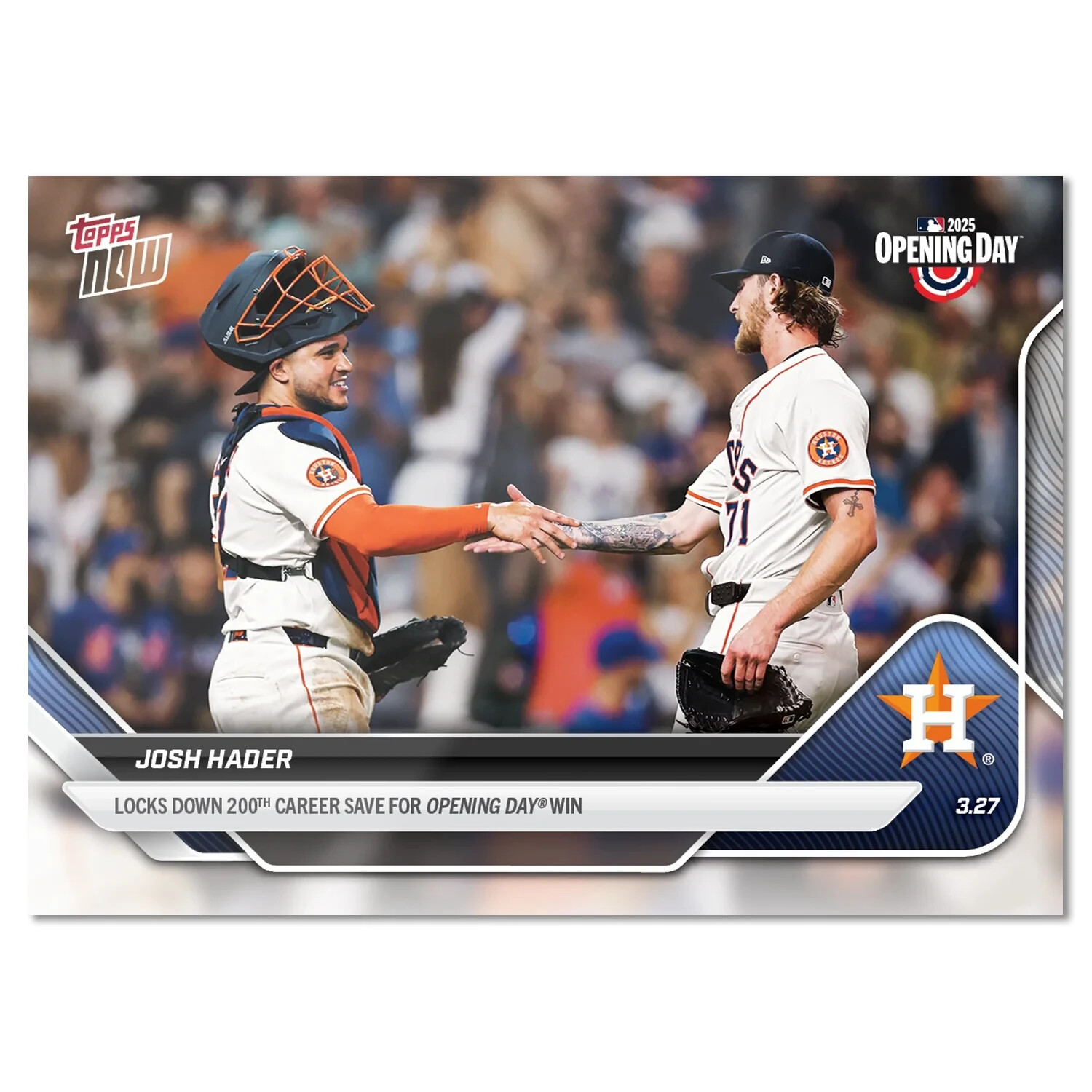 Josh Hader 2025 Topps Now #12 Gold Foil /50 Price Guide - Sports Card ...