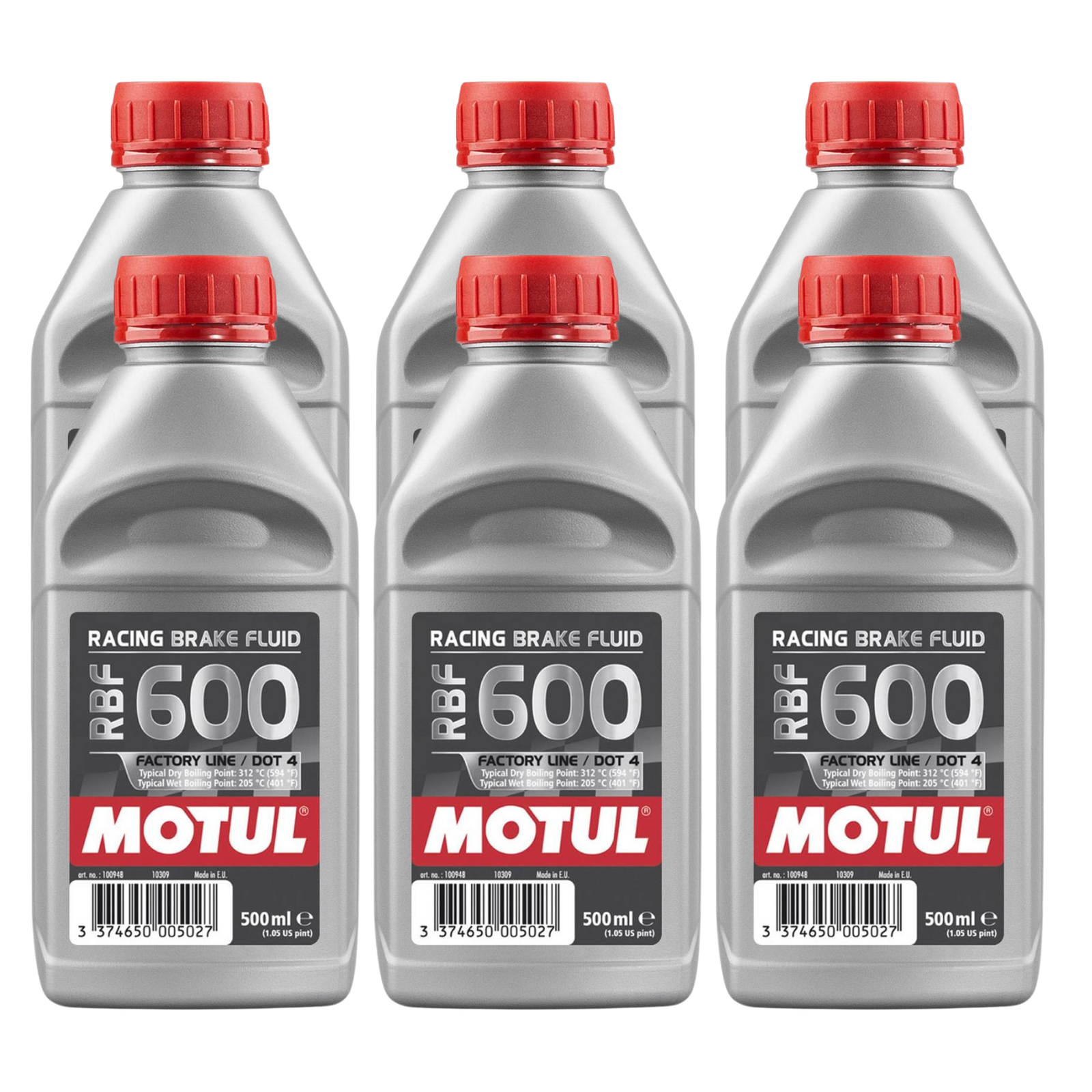 Motul RBF 600 Factory Line 100% Synthetic Racing Brake Fluid 500ml ...